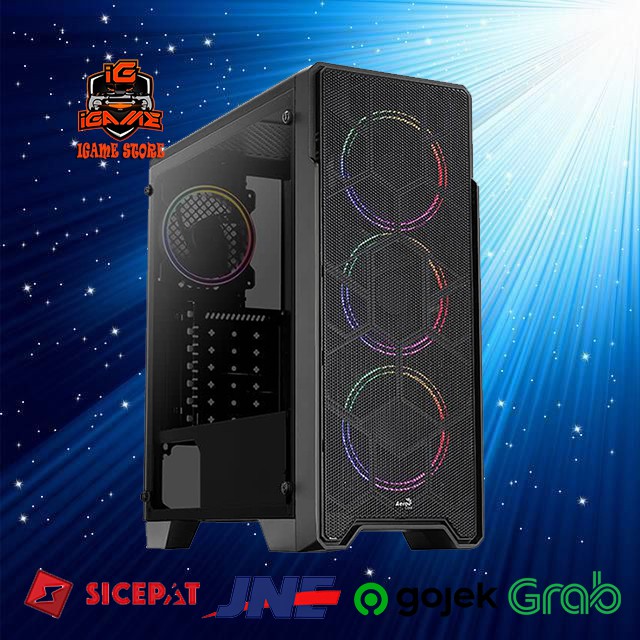Jual MANTAFF Aerocool Ore Saturn FRGB - Tempered Glass Mid Tower Gaming ...