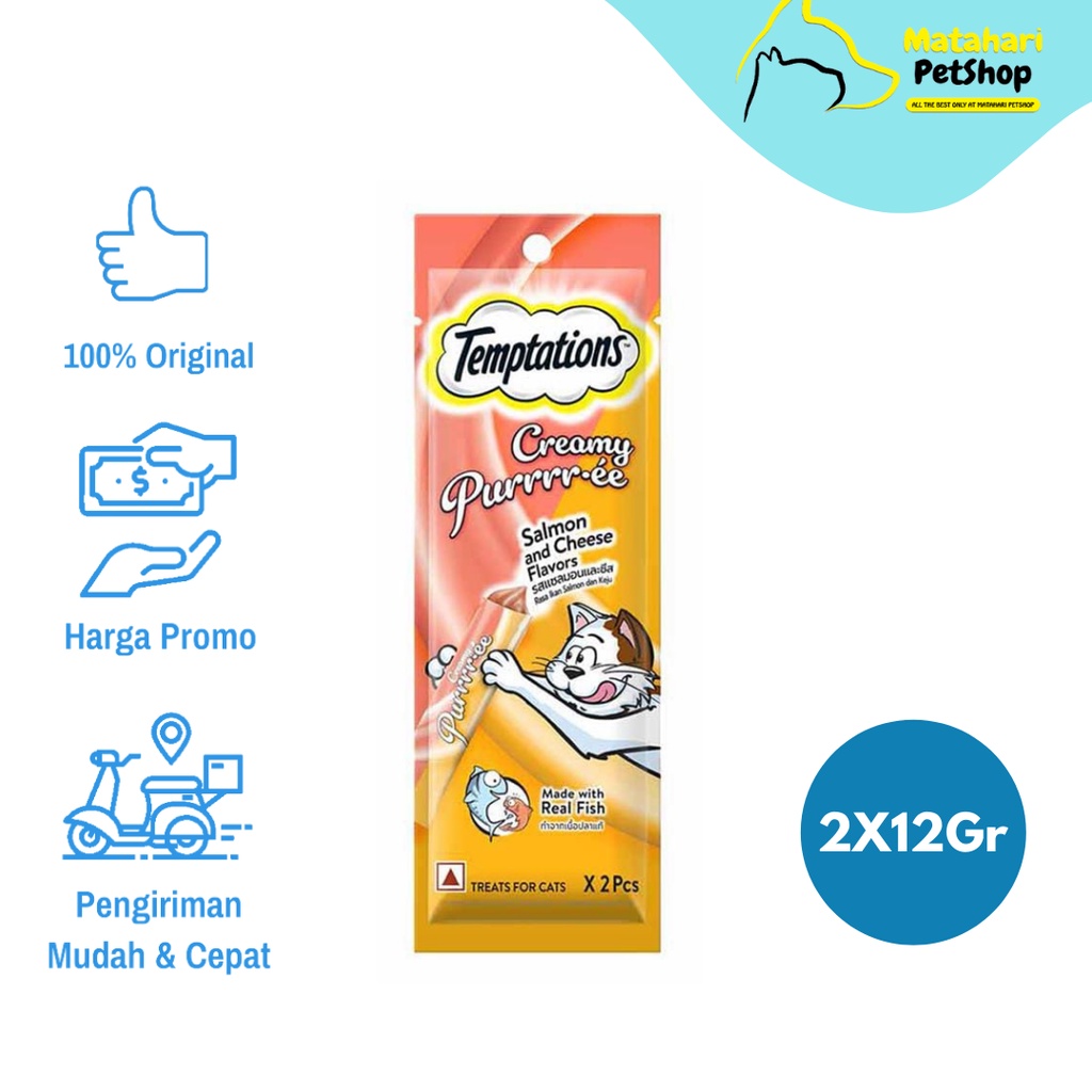 Jual Temptation Creamy Snack Kucing Cemilan Kucing Temptation Kemasan ...