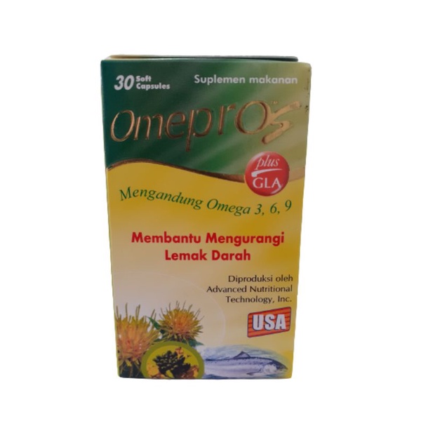 Jual Omepros soft capsules suplemen penurun kolesterol | Shopee Indonesia