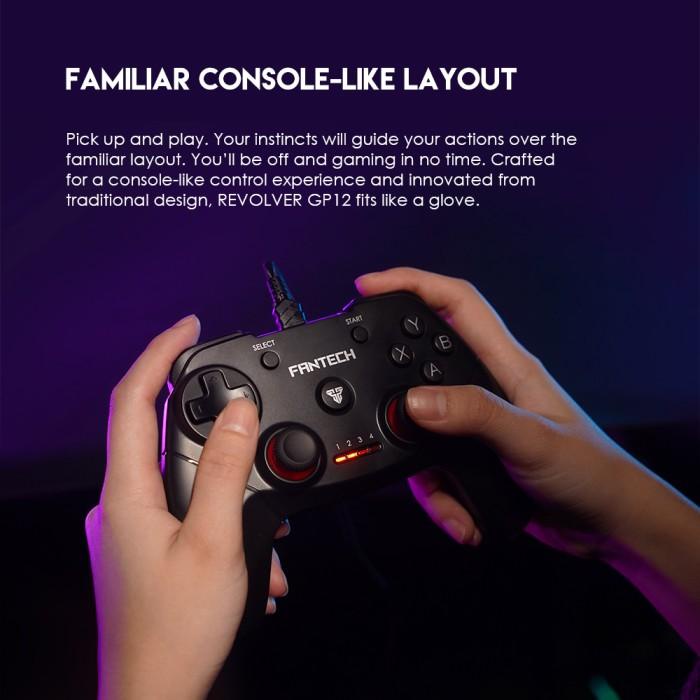 Jual Fantech Revolver Gp12 Gaming Controller Gamepad Joystick Usb 051 ...