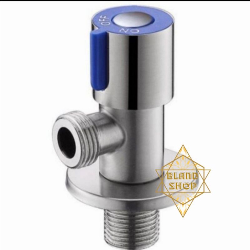 Jual Stop Kran Single SUS 304 biru / Stop Kran Shower Toilet | Shopee ...