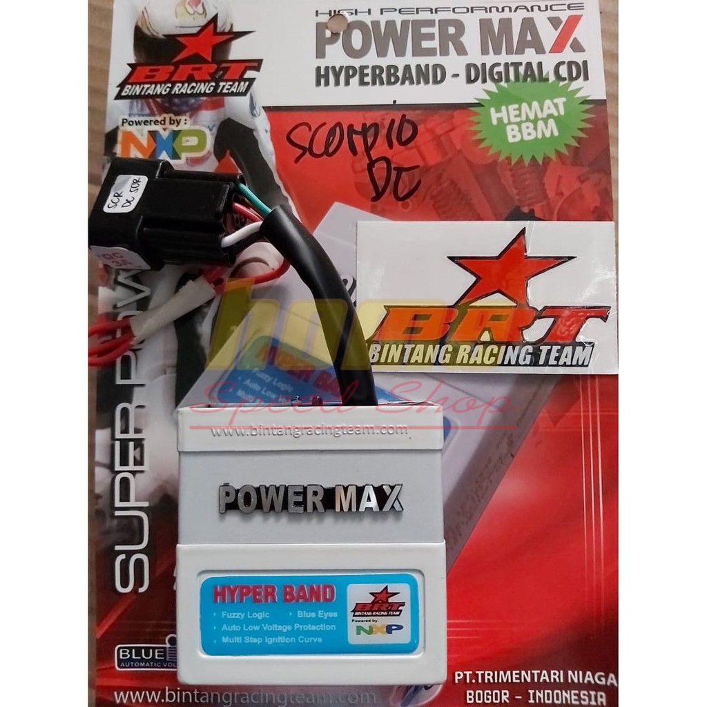 Jual (FREE KAOS untuk non cod) CDI BRT Hyperband Powermax Scorpio DC | Shopee Indonesia