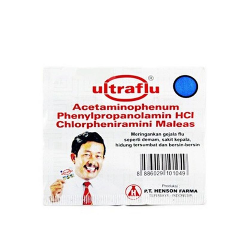 Jual Ultraflu PE Strip - Flu, demam, sakit kepala, hidung tersumbat ...