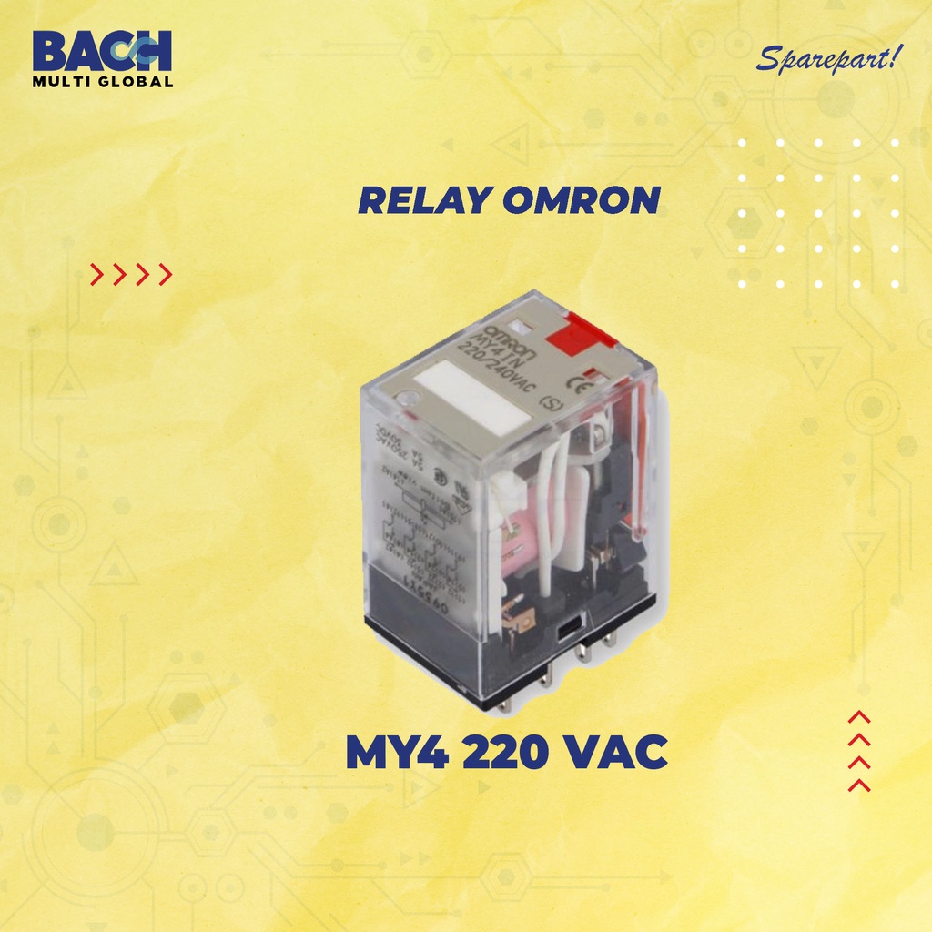 Jual RELAY OMRON MY4 220 VAC | Shopee Indonesia