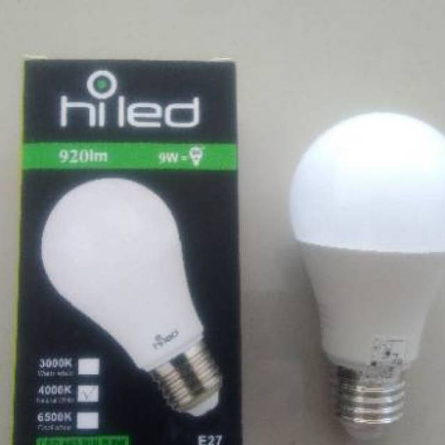 Jual LAMPU BOHLAM / LAMPU BULB LED HILED 9Watt NATURAL WHITE 4000K ...