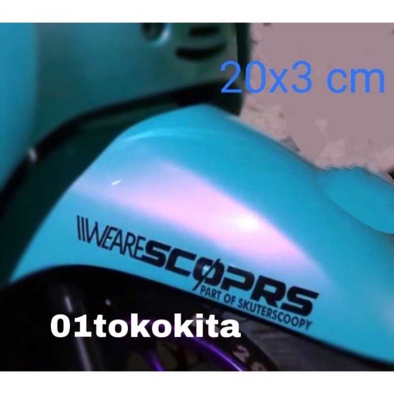 Jual Stiker cuting Motor Scoopy We Are Scooprs Matic Viral sticker ...