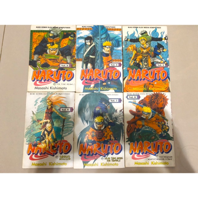 Jual Buku Komik Preloved NARUTO oleh Masashi Kishimoto | Shopee Indonesia