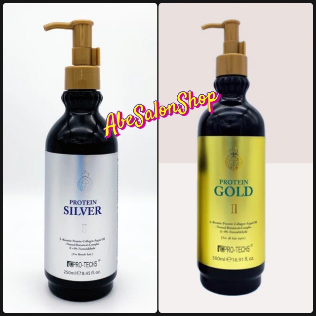 Jual KERATIN SMOOTHING TREATMENT PROTECH SILVER, GOLD 0% 500ml | Shopee ...