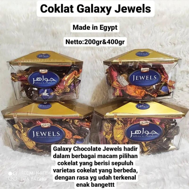 Jual Galaxy chocolate jewels 200gr coklat galaxy jewel Ori Saudi ...