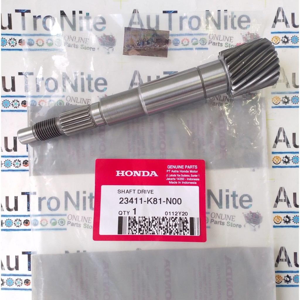 Jual As Pulley Belakang Gear Shaft Drive 18T 23411-K81-N00 Ori Honda ...