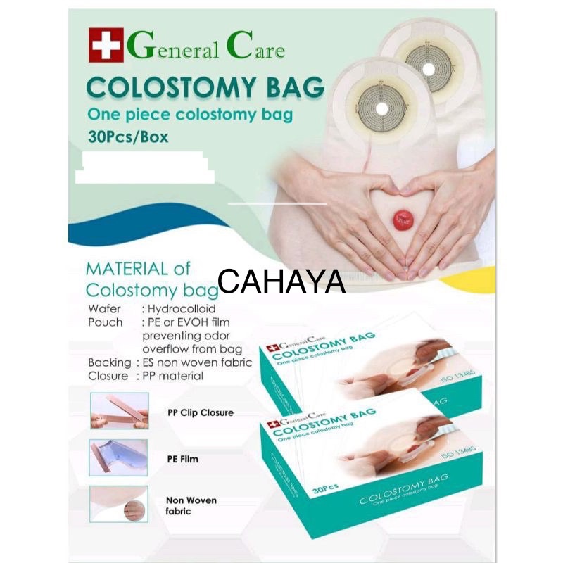 Jual Colostomy Bag General Care/Kantong Kolostomy/Clostomy Bag General ...