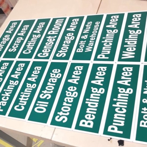 Jual Rambu Sign Nama Ruang Area Kerja - 30cm x 10cm Acrylic Akrilik ...