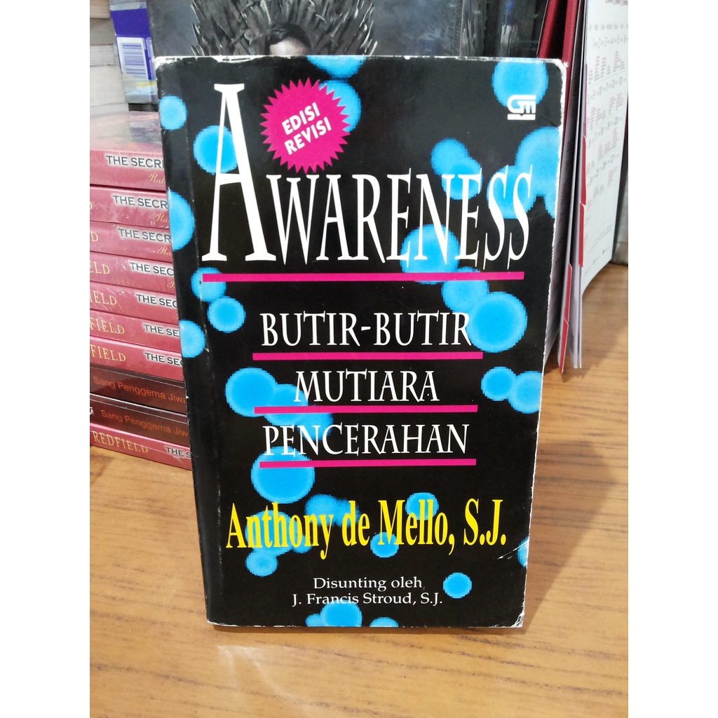 Jual Buku Butir-butir Mutiara Pencerahan Awareness --- Anthony De Mello ...