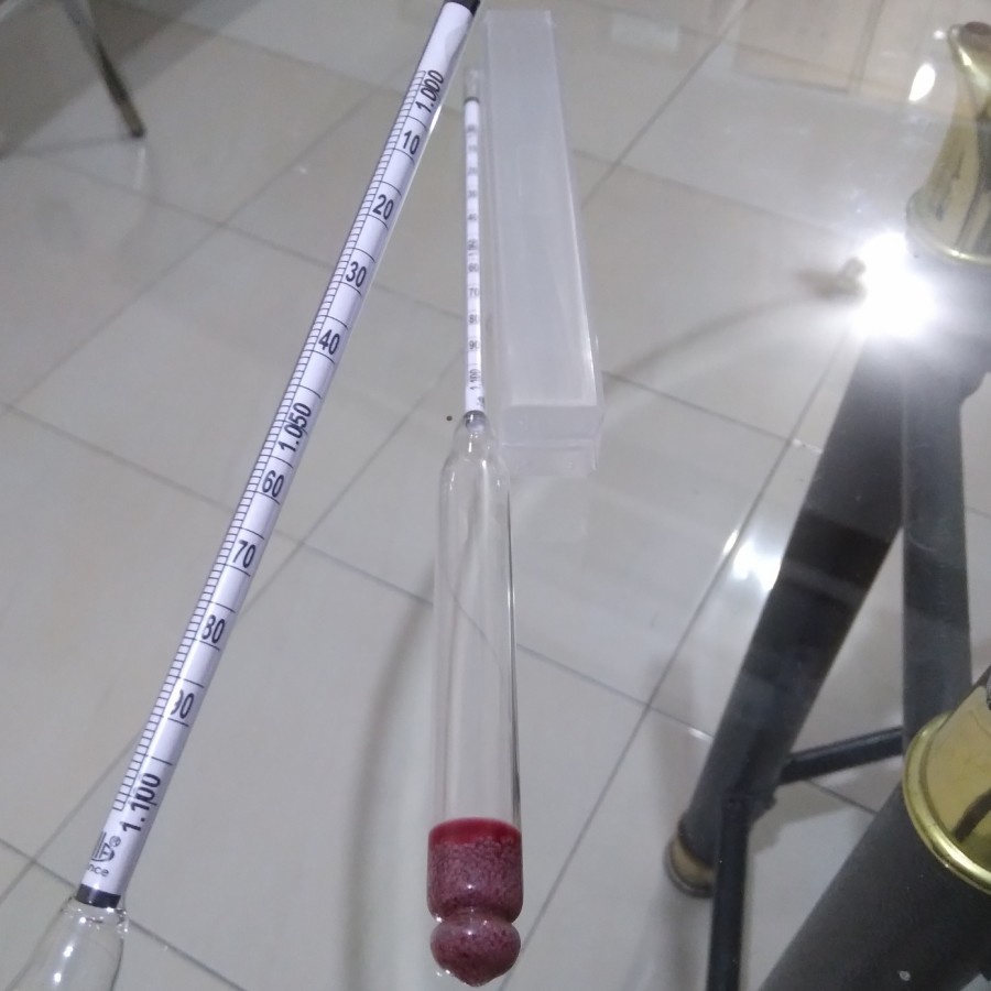 Jual Density Hydrometer 1.000-1.100 Alla France | Shopee Indonesia