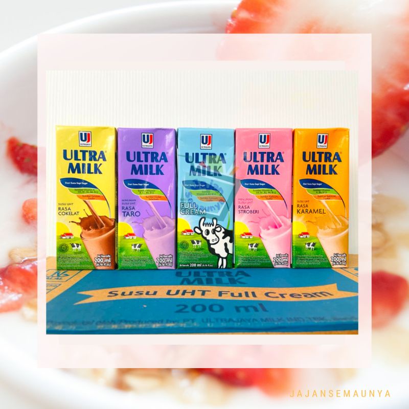 Jual Ultra milk 200 ml x 24 pcs (1 karton) | Shopee Indonesia