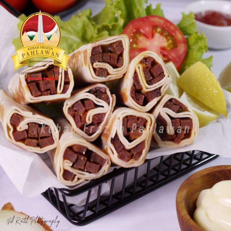 Jual Kebab Frozen Mini isi 10 Full daging, Kebab Pahlawan khas surabaya ...