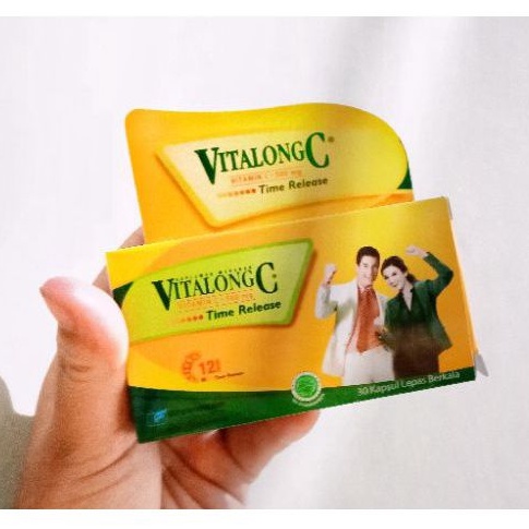 Jual Vitalong C Vitamin C 500mg 30 kapsul | Shopee Indonesia