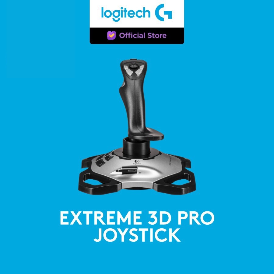 Jual Logitech Extreme 3D Pro Joystick Precision Flight stick Simulator ...