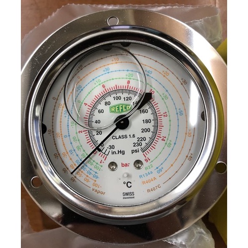 Jual Refco Pressure Gauge Low MR 206 model payung | Shopee Indonesia