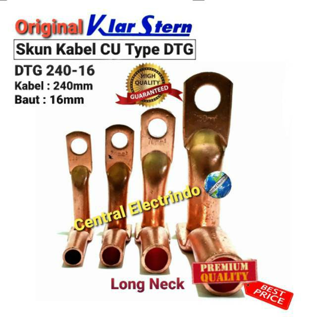 Jual Skun Kabel CU DTG 240-16 Kabel 240mm Baut 16mm KlarStern. | Shopee Indonesia