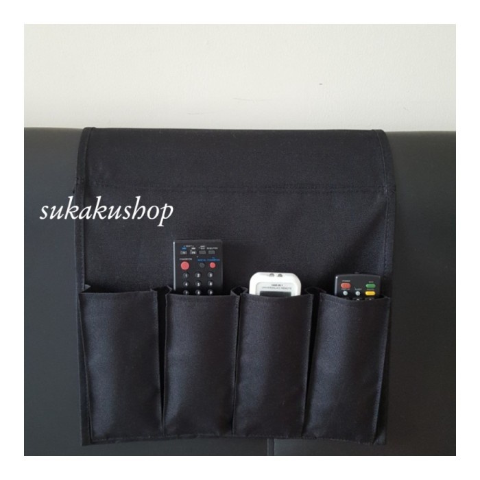 Jual Tempat Remote Tv Ac Kantong Hitam Organizer Koran Sofa Tempat ...