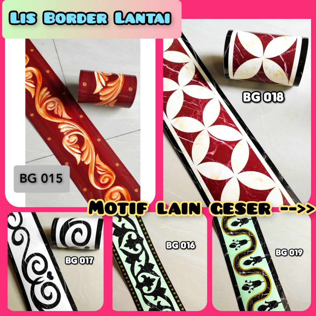 Jual DBEST_WALLPAPER WALL BORDER STIKER LANTAI STICKER DINDING KACA ...