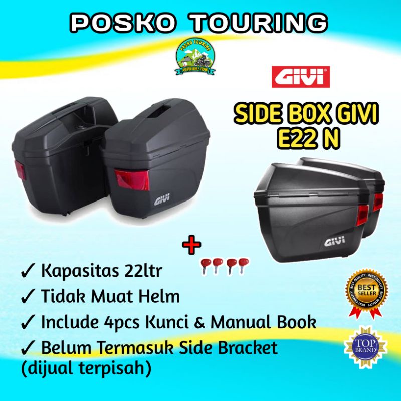 Jual Side Box Sidebox Givi E22 E22n | Box Motor Touring | Shopee Indonesia