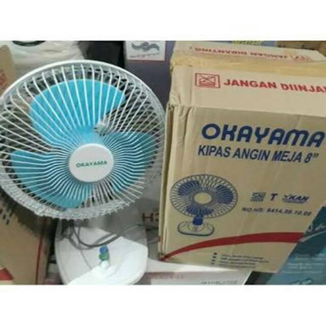 Jual Kipas angin meja okayama 8 inch | Shopee Indonesia