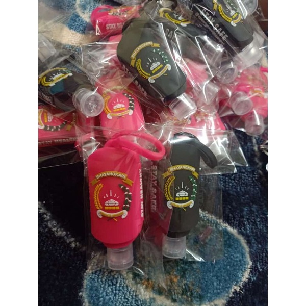 Jual casing karet handsanitizer costum nuvo 50 ml atau bisa costum ...