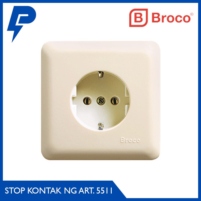 Jual BROCO Stop Kontak Arde Inbow New Gee Urea 5511U | Shopee Indonesia