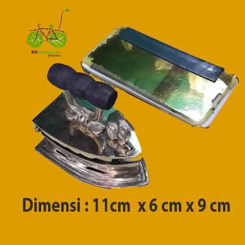 Jual Setrikaan Ayam Jago |Miniatur | Pajangan Mini Gosokan Setrika Kuno ...