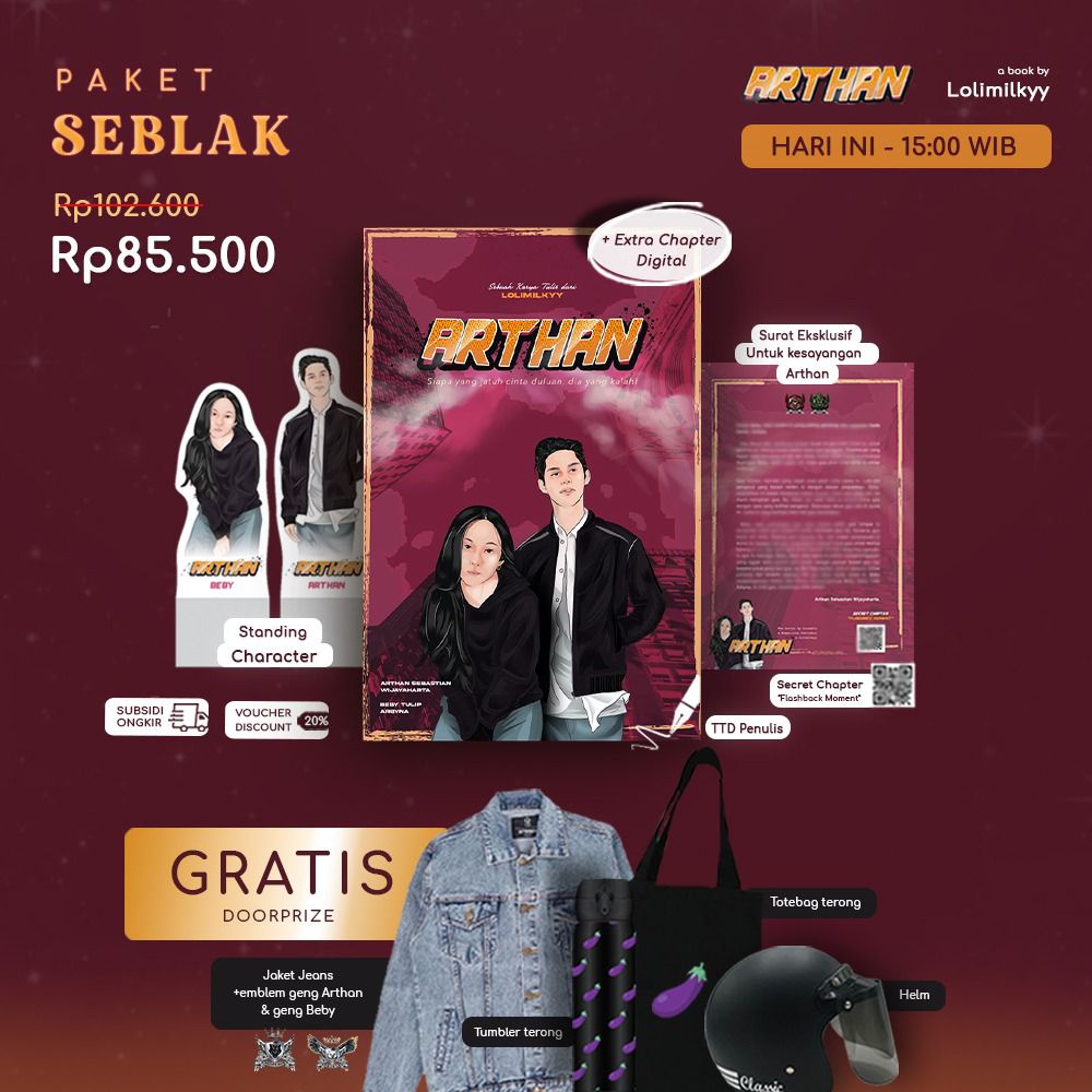 Jual NOVEL ARTHAN (PAKET) | Shopee Indonesia