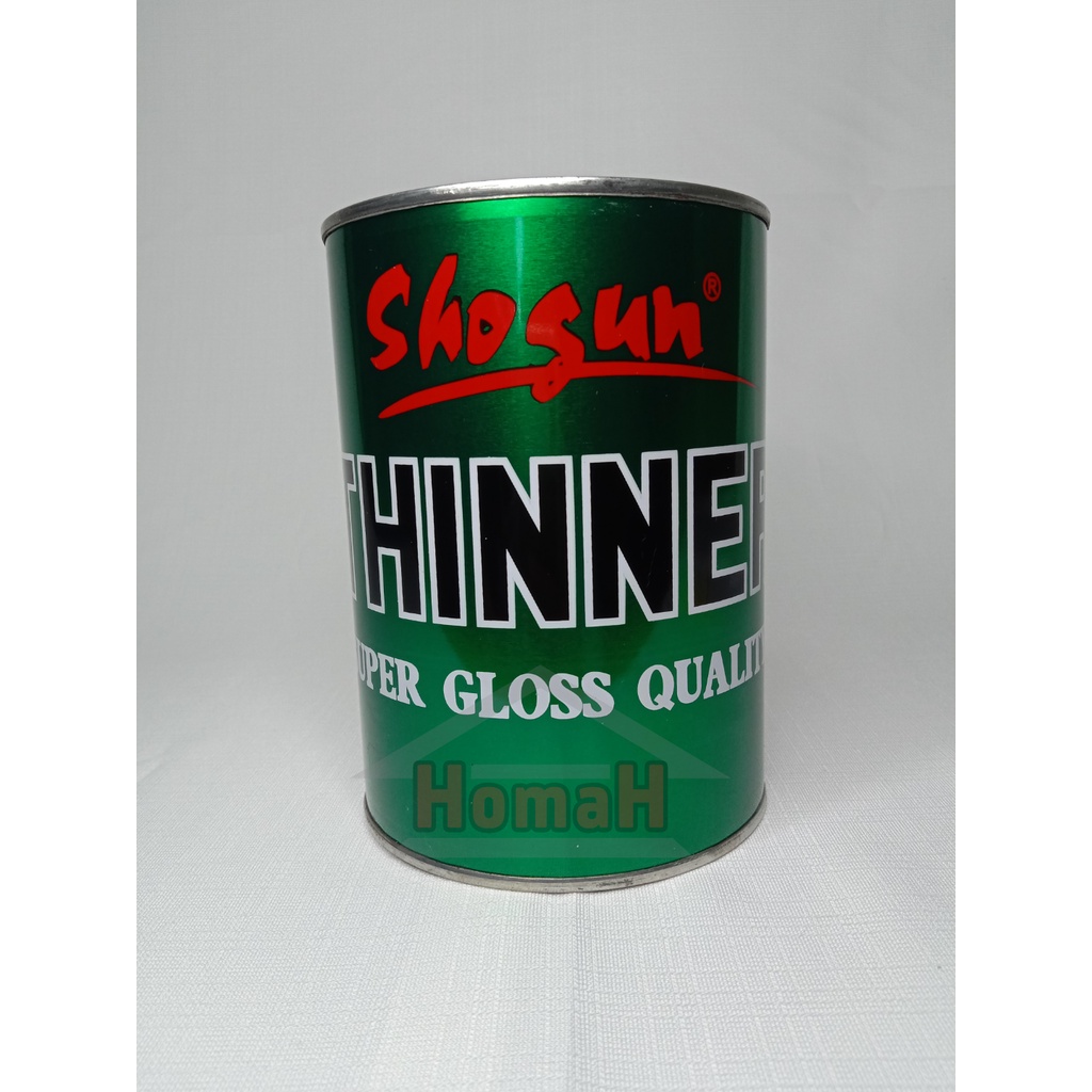Jual THINNER KALENG HIJAU SHOGUN 1 LITER | Shopee Indonesia
