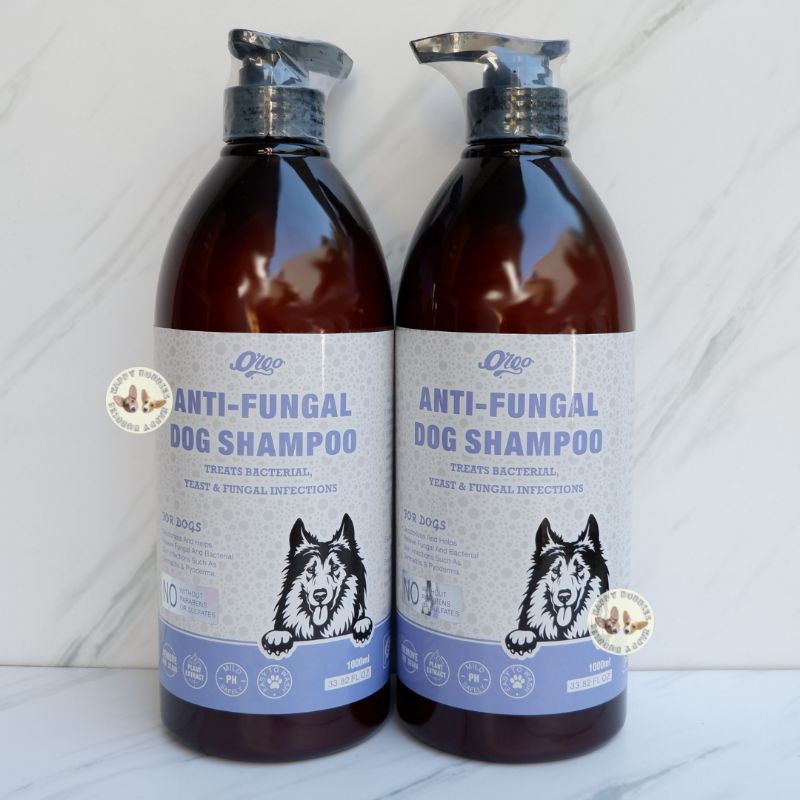 Jual Orgo Anti Fungal Dog Shampoo/ Shampoo Anjing Anti Jamur 1L ...