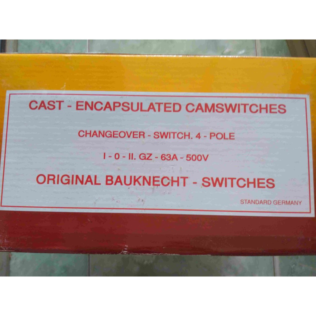 Jual OHM Saklar Handle Genset Cam Starter GM GZ German AL 63A 500V ...