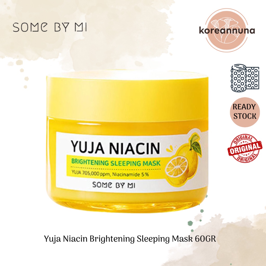 Jual SOMEBYMI - Yuja Niacin Brightening Sleeping Mask - 60g | Shopee ...