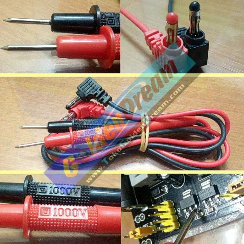 Jual Kabel Multimeter Lead Probe Voltmeter Avometer Multitester Jack ...