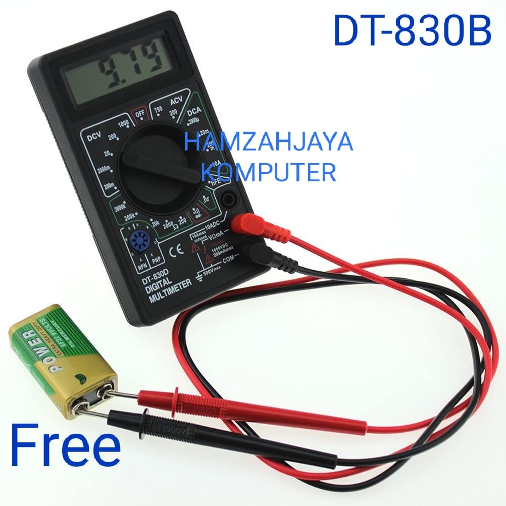 Jual Digital Multimeter Multitester Avometer DT-830G DT830B | Shopee ...