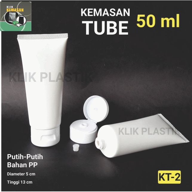Jual KEMASAN TUBE 50ML FLIPTOP/TEMPAT SABUN CAIR KRIM BOTOL PLASTIK ...