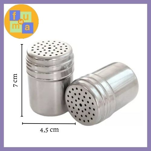 Jual Tempat Bumbu Garam Lada Merica Salt Pepper Bubuk Stainless ...
