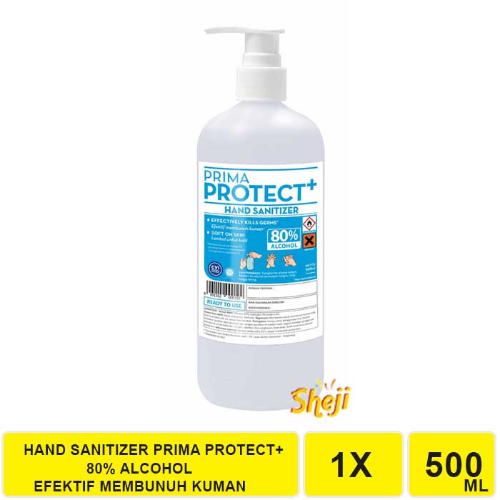 Jual PRIMA Protect+ Hand Sanitizer 500ml + PUMP | Shopee Indonesia