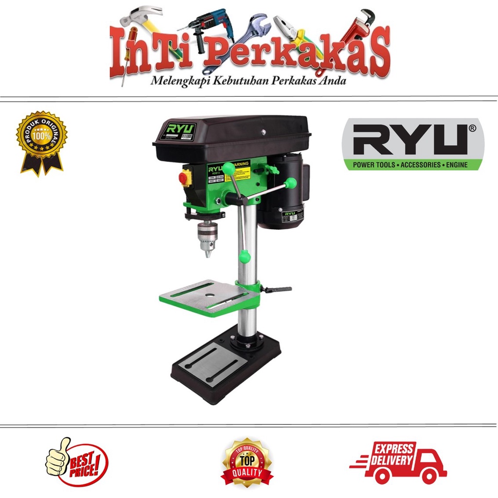 Jual Ryu Mesin Bor duduk 13 mm Bench Drill RBD 13 ALAT PERTUKANGAN ...