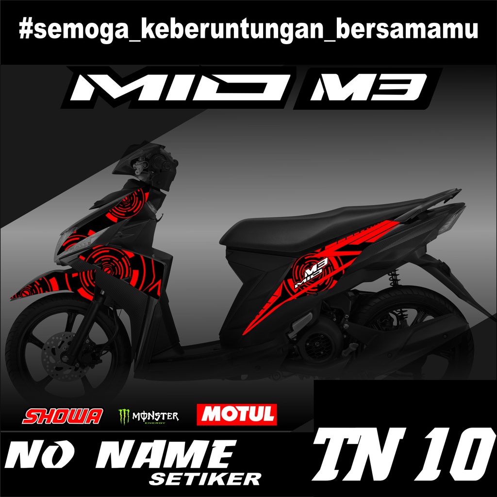 Jual Sticker Striping mio m3 (tn10) - decal Stiker setriping Variasi ...