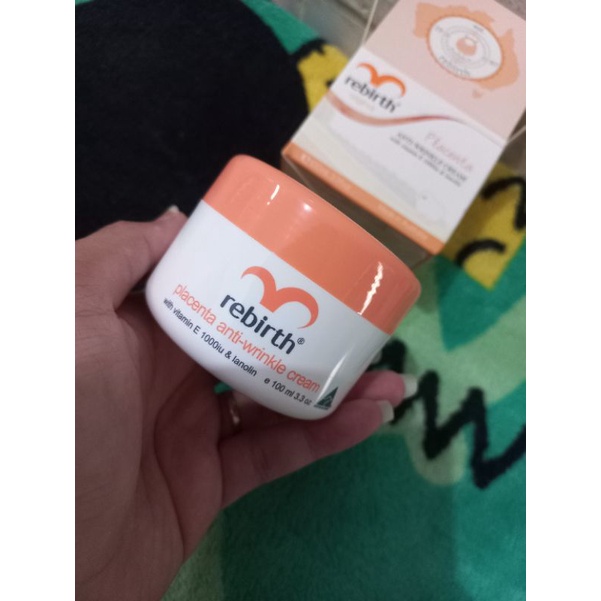 Jual rebirth cream anti wrinkle placenta original | Shopee Indonesia