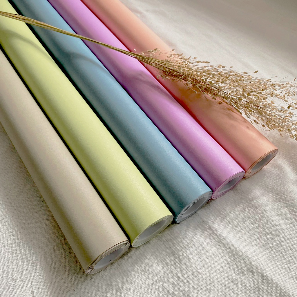 Jual Gift Wrapping Paper (Polos) | Kertas Kado Polos Free Kartu Ucapan ...