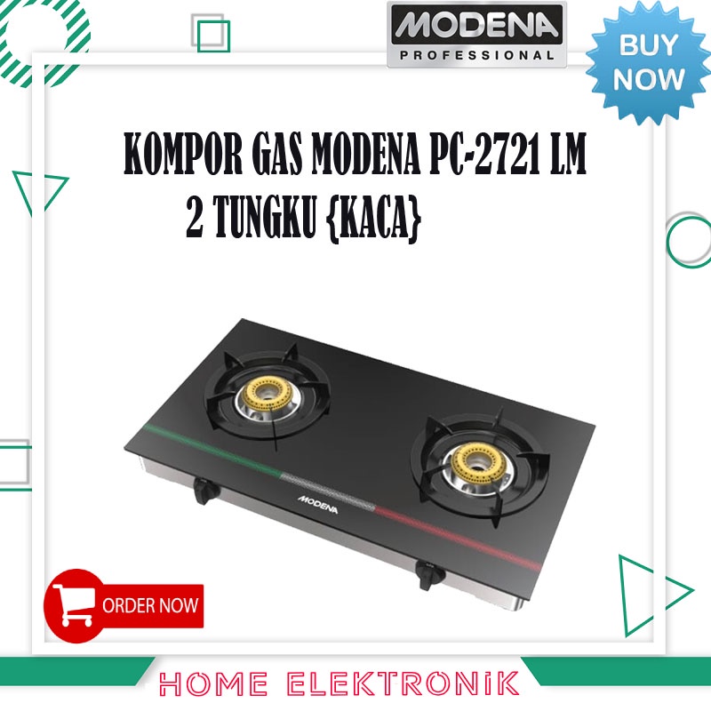 Jual KOMPOR GAS TERBARU MODENA 2 TUNGKU PC-2721 LM | Shopee Indonesia