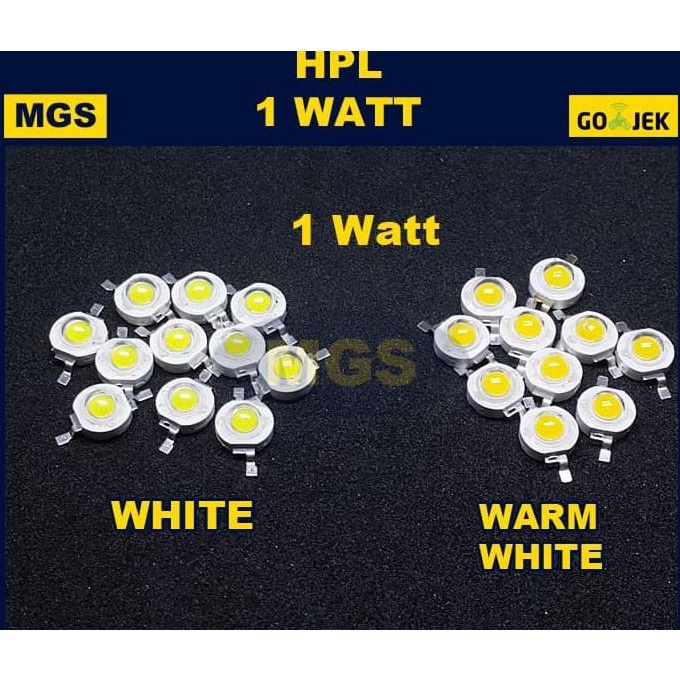 Jual =+=+=+] 100PCS LED HPL 1 WATT TANPA PENDINGIN | Shopee Indonesia