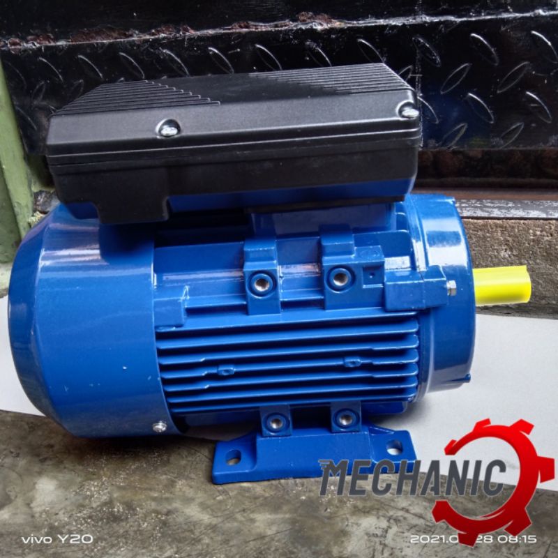 Jual Dinamo Electro Motor 2 HP - Mesin Penggerak BOLOGNA 1 Phase 220 Volt 4 Pole | Shopee Indonesia