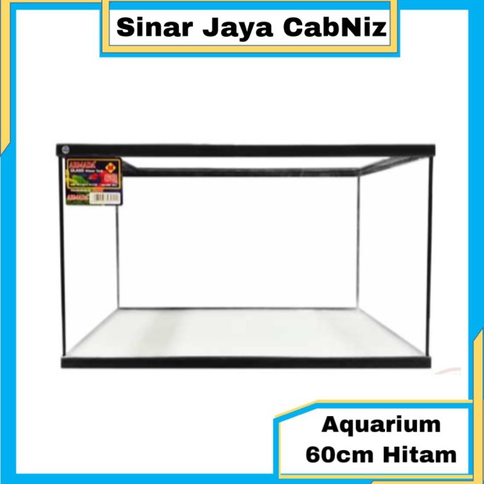 Jual AQUARIUMUKURAN 60 x 30 x 36 CM GLASS WATER TANK AKUARIUM | Shopee Indonesia