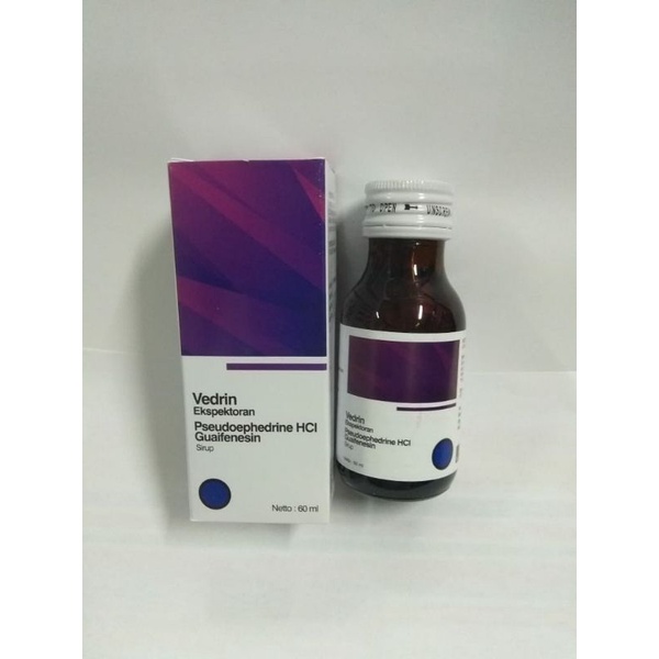 Jual Vedrin Ekspektoran Syrup 60ml | Shopee Indonesia